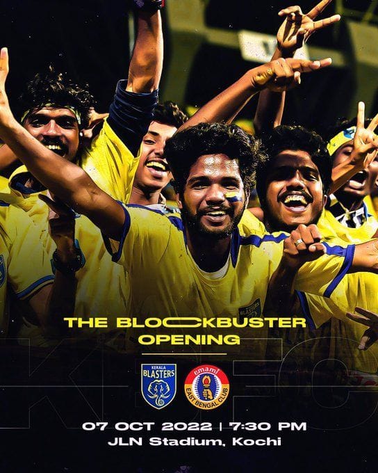 ISL 2022-23 schedule: Kerala Blasters FC's full fixture list, match timings, and venues