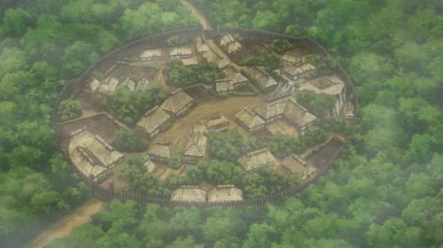 Genjutsu Tree Village in Naruto