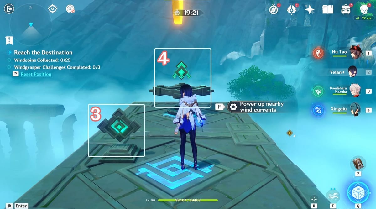 Genshin Impact Wind chaser event speedrun guide for Day 3