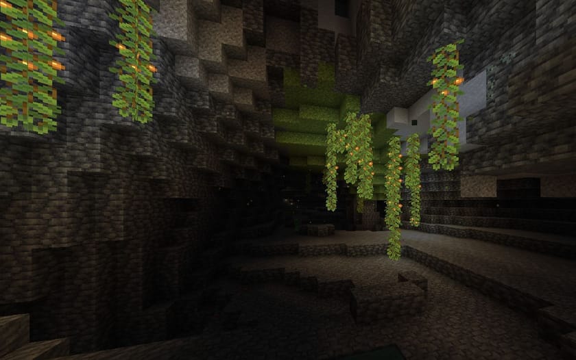 Lush Caves in Minecraft