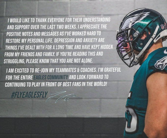 What happened to Lane Johnson?