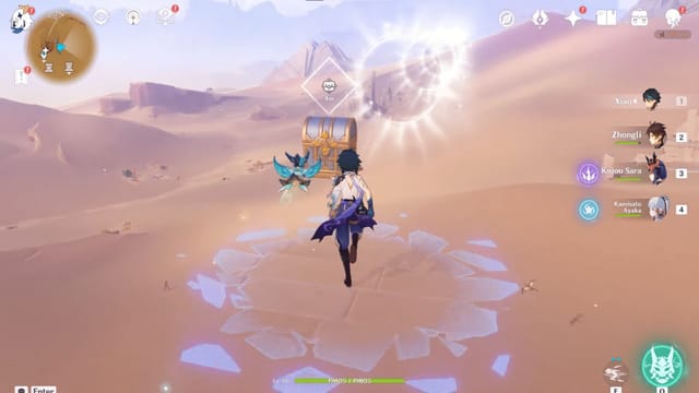 Invisible Luxurious chest in Sumeru desert: Genshin Impact guide