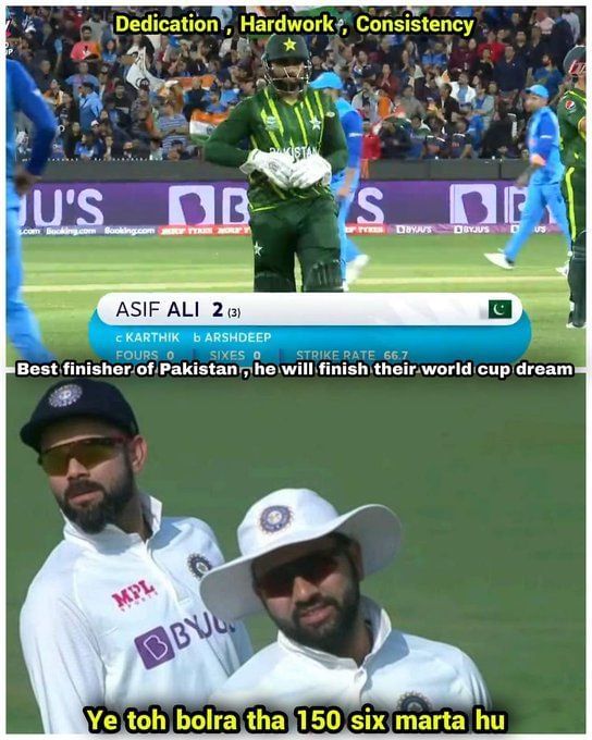 IND vs PAK 2022: Top 10 funny memes after Pakistan set a target of 160 against India