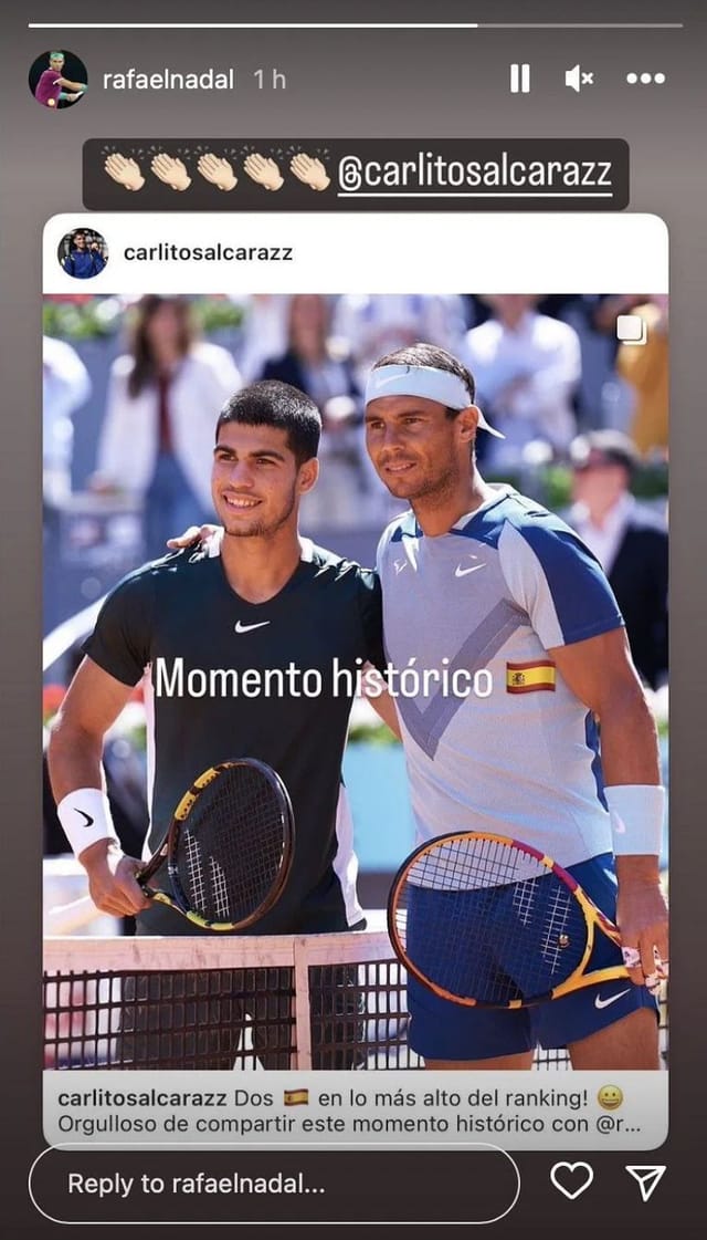 “He doesn't think about Carlos Alcaraz, David Ferrer or even Djokovic ...