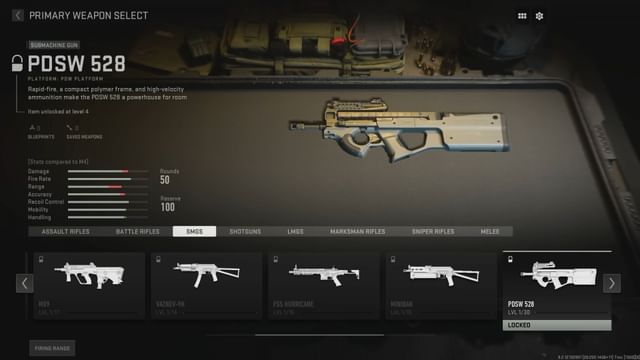 Best PDSW 528 (P-90) loadout in Modern Warfare 2