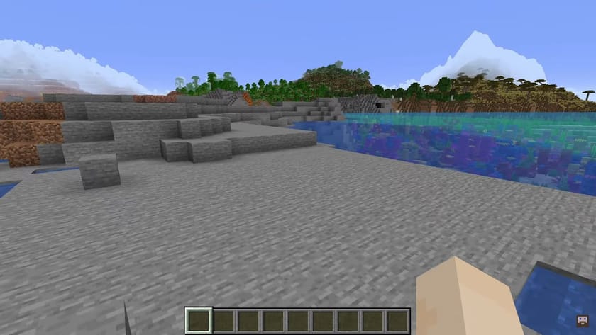 Stony Shore in Minecraft