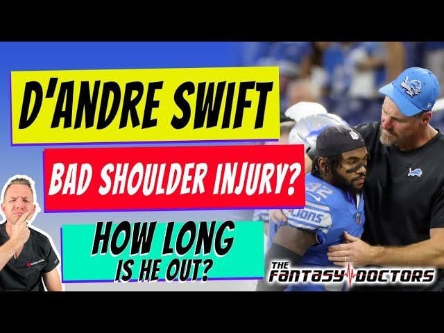 How long is D'Andre Swift out for? Detroit RB injury update & return ...