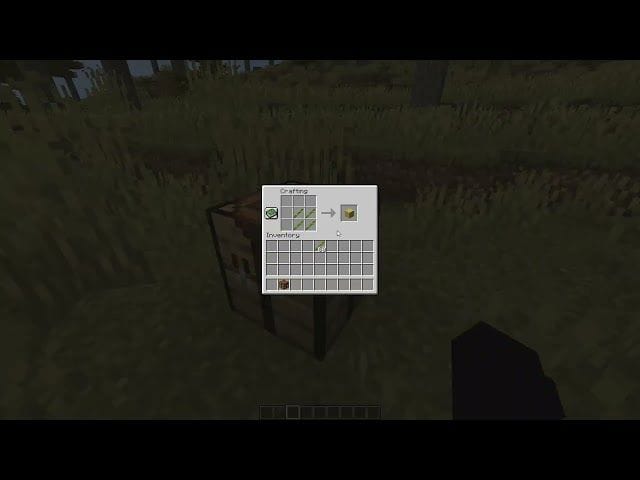 How to make bamboo planks in Minecraft