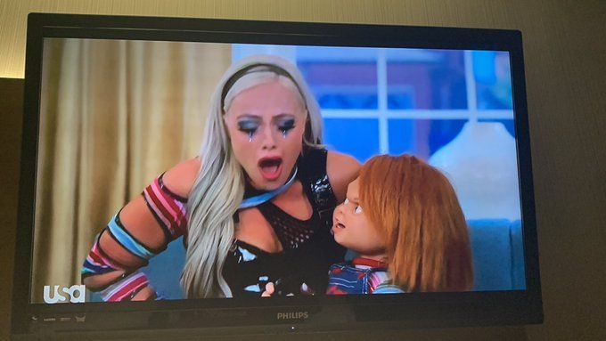 [WATCH] Liv Morgan 'stabbed' and 'killed' by Chucky