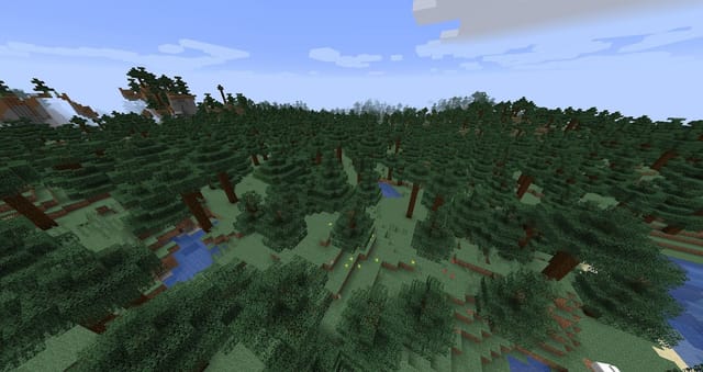 Taiga in Minecraft