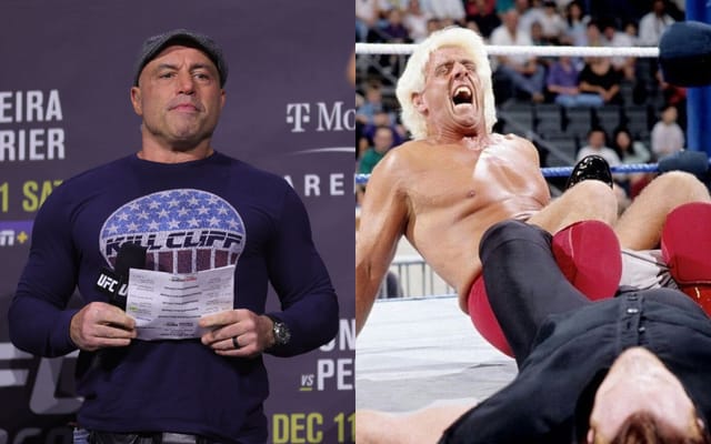 Joe Rogan calls Ric Flair's iconic Figure-Four leglock a dumb move ...