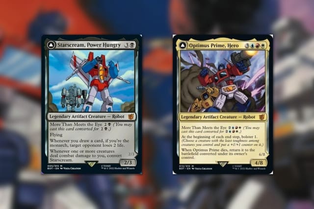 Magic: The Gathering reveals new Transformers collaboration - New cards ...