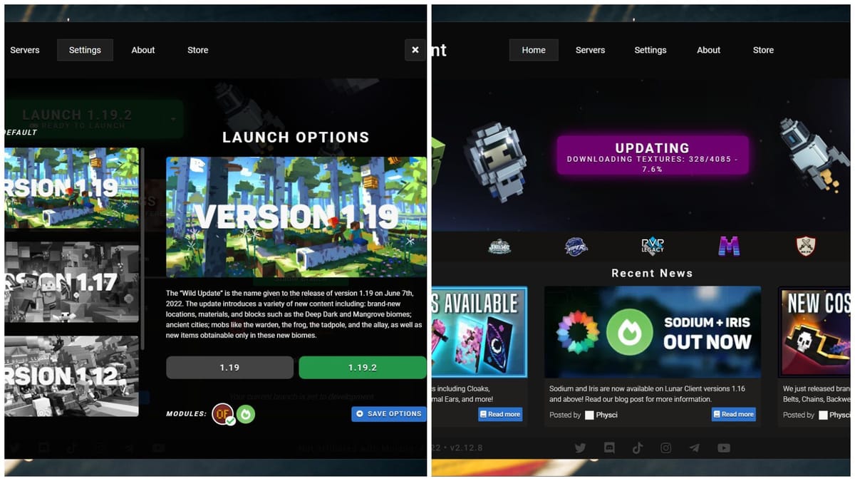 How to download Lunar Client for Minecraft Java Edition in 2022