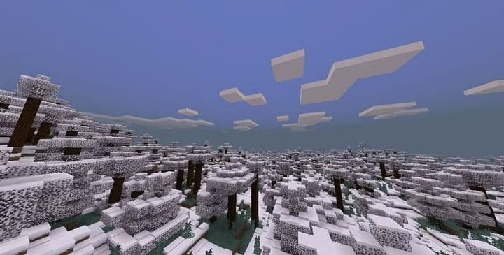 Taiga in Minecraft