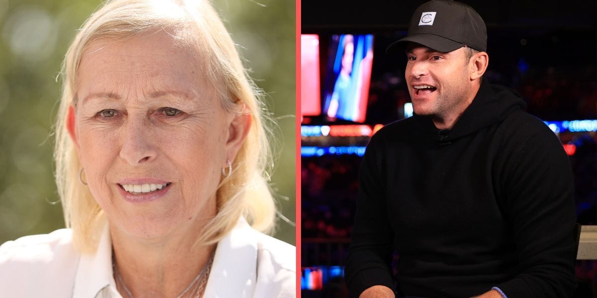 "This aged well" - Andy Roddick and Martina Navratilova take sarcastic ...
