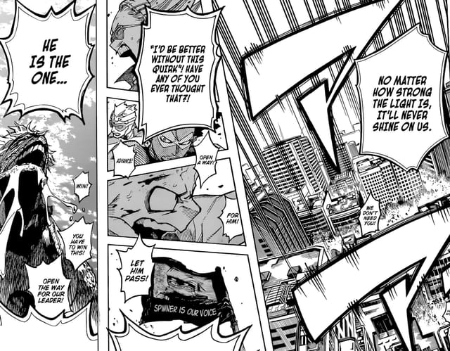 My Hero Academia chapter 370: Mutants start a revolution, Spinner's new ...