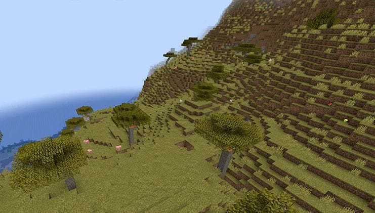 Savanna Plateau in Minecraft