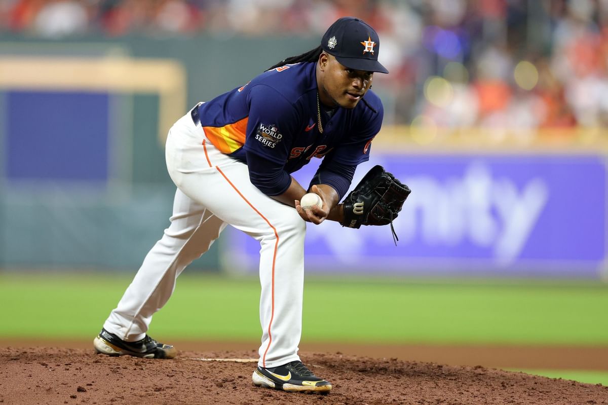 Framber Valdez: "Those are just tendencies I do throughout the game ...