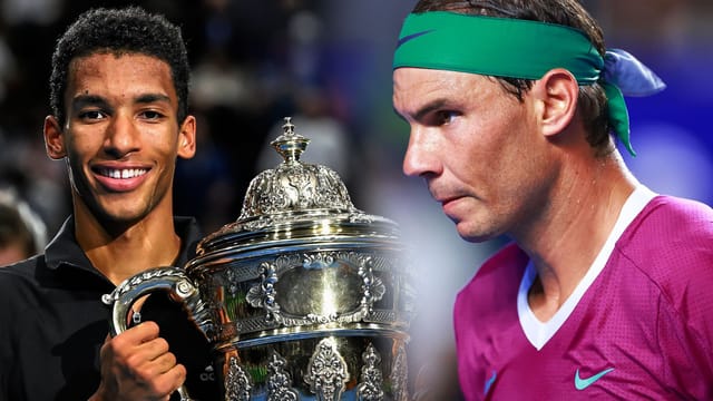 Felix Auger-Aliassime surpasses Rafael Nadal's career indoor titles record following consecutive ...