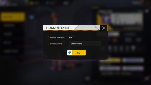 How to change nickname for free in Free Fire MAX