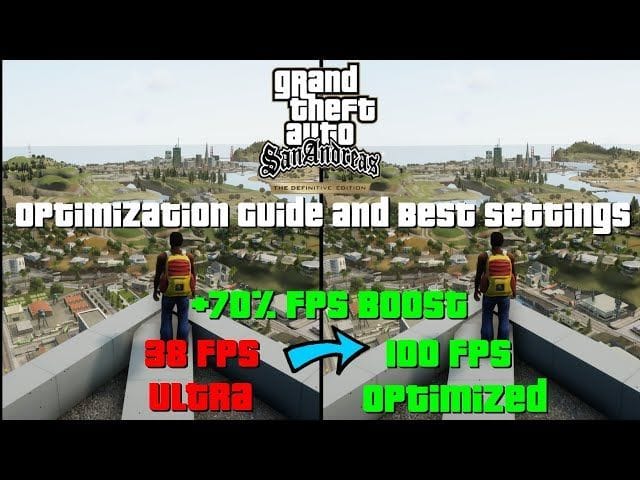 How to optimize GTA Definitive Edition Trilogy for more FPS