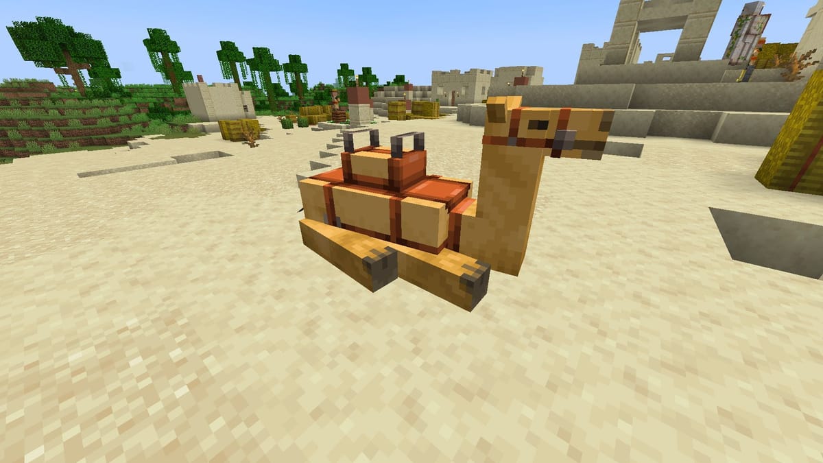 How to ride camel in Minecraft 1.20