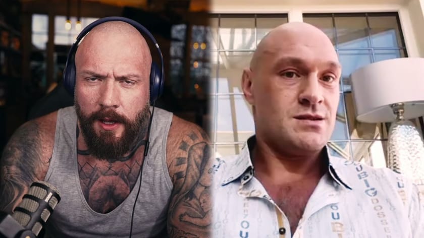 "You're a tos*er" - Tyson Fury storms off YouTuber True Geordie's ...