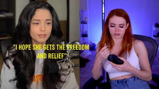 "Disgusting": Valkyrae tweets message in support of Amouranth as people ...