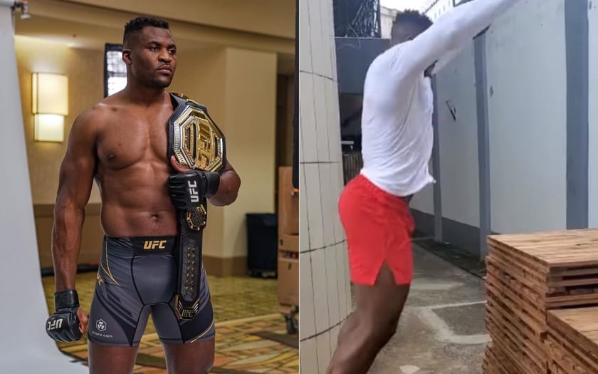 VIDEO: Francis Ngannou reminisces box jumping skills from pre-surgery days