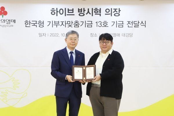 HYBE Chairman Bang Si-hyuk donates 5 Billion KRW to help the needy and ...