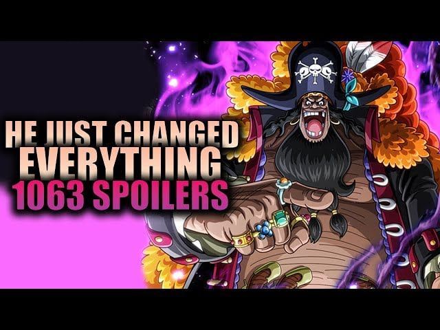 One Piece Chapter 1063: Every move Blackbeard is most likely planning ...
