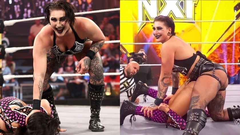 "Pancaking her" - Former RAW Women's Champion hilariously reacts to Rhea Ripley's viral pinfall ...