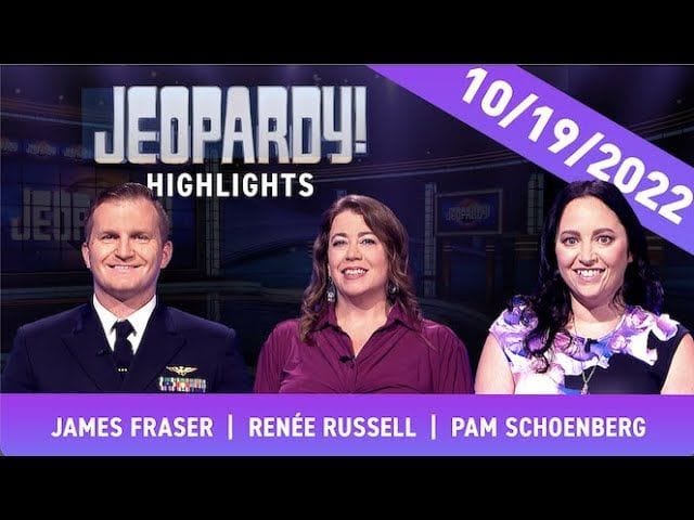Who won Jeopardy! tonight? October 19, 2022, Wednesday