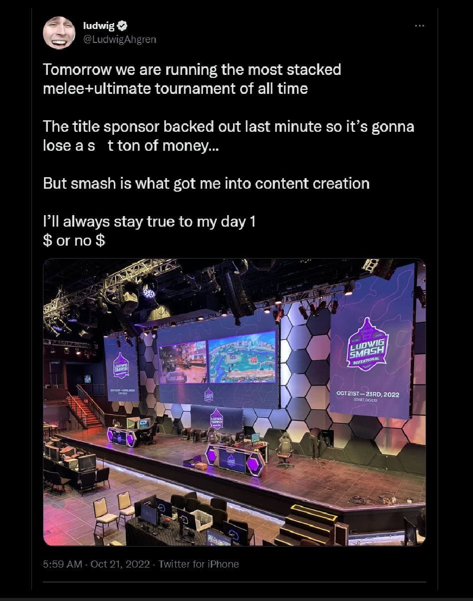 "Can I sponsor it" - MrBeast offers to sponsor Ludwig’s 'Ludwig Smash ...