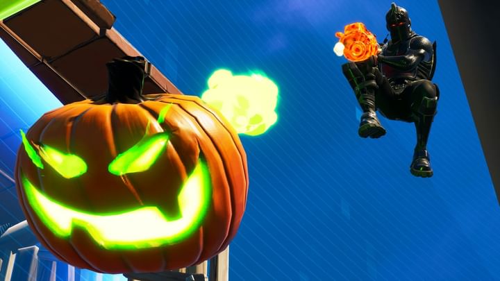 How to destroy objects with a Pumpkin Launcher in Fortnite