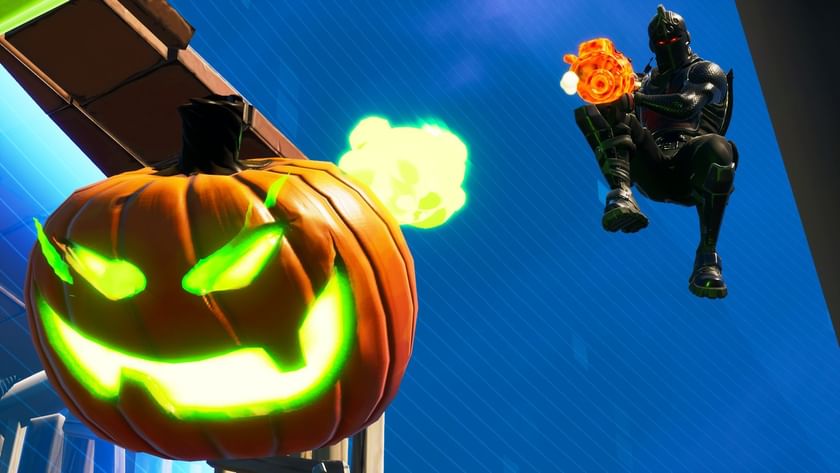 How to destroy objects with a Pumpkin Launcher in Fortnite
