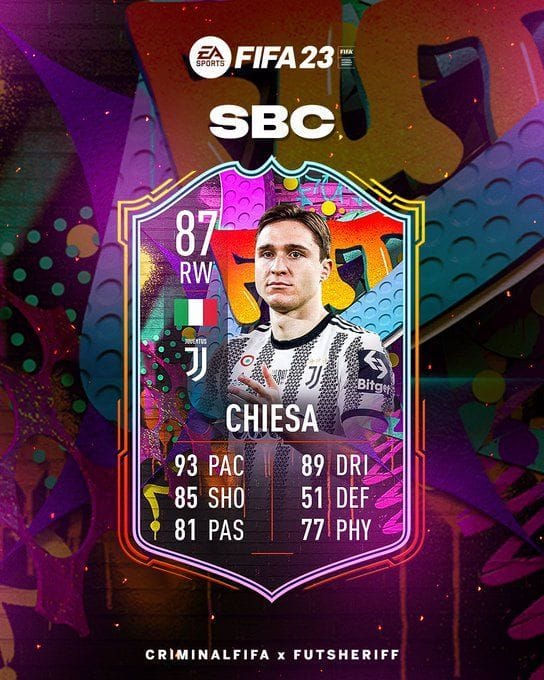 FIFA 23 Out of Position leaks: Juventus star Federico Chiesa is set to ...