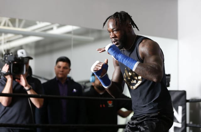 What did Deontay Wilder take before his return?