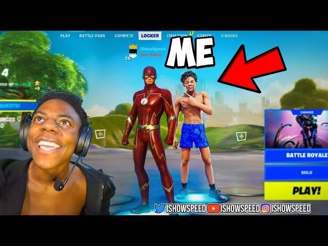 Fortnite YouTuber brings IShowSpeed skin to life in ways nobody imagined