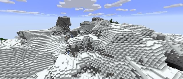 Jagged Peaks in Minecraft