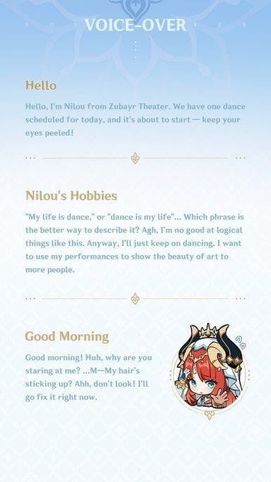 Genshin Impact Nilou banner release date, time, and weapons