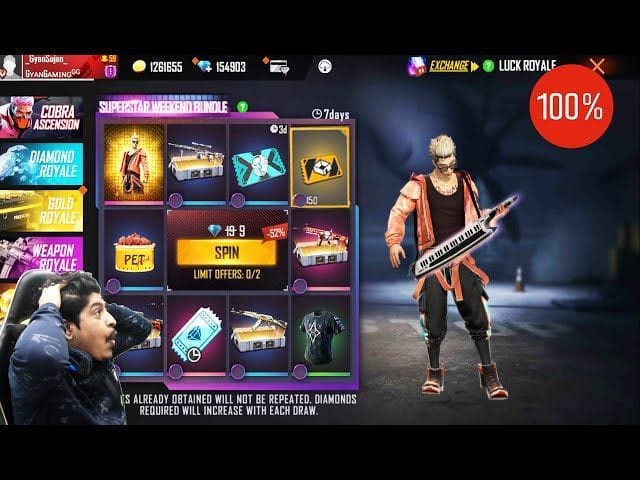 5 best items to get from Free Fire MAX Level Up Shop