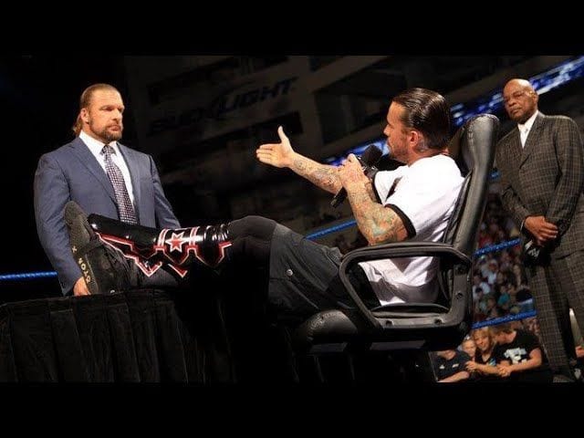 What if CM Punk returns to WWE to confront Triple H?