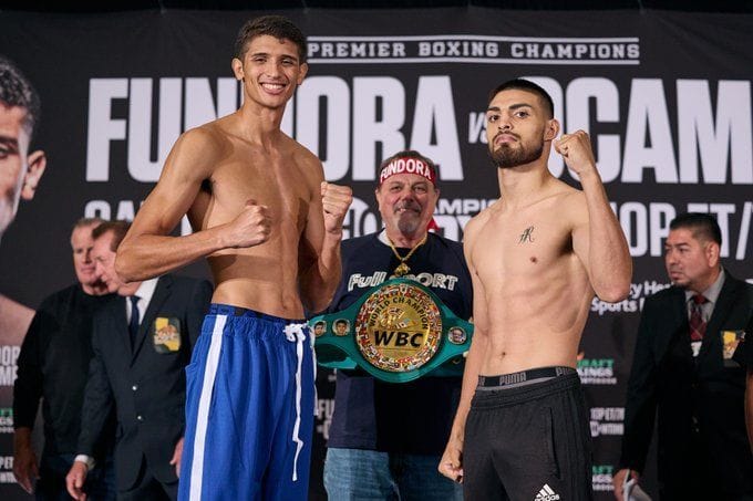 Sebastian Fundora vs. Carlos Ocampo start time