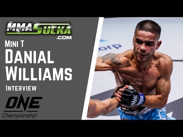 Danial Williams lands flying tomahawk elbow on Rodtang