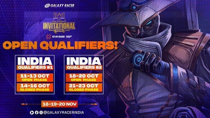 Valorant India Invitational by Galaxy Racer India: Schedule, format, where to watch, and more
