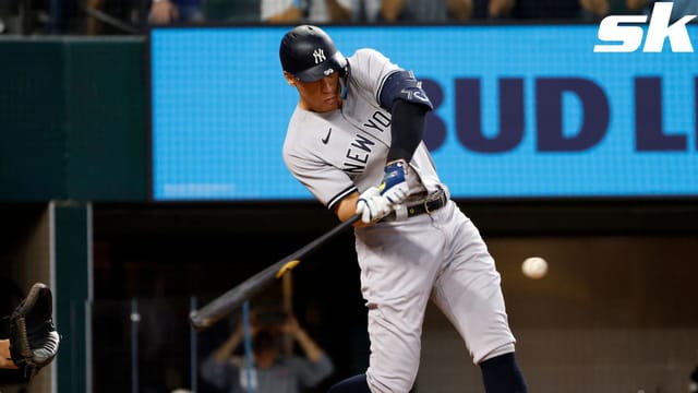 Enthused Aaron Judge fan jumps off the railing to get hold of All-Star's historic 62nd homer ...