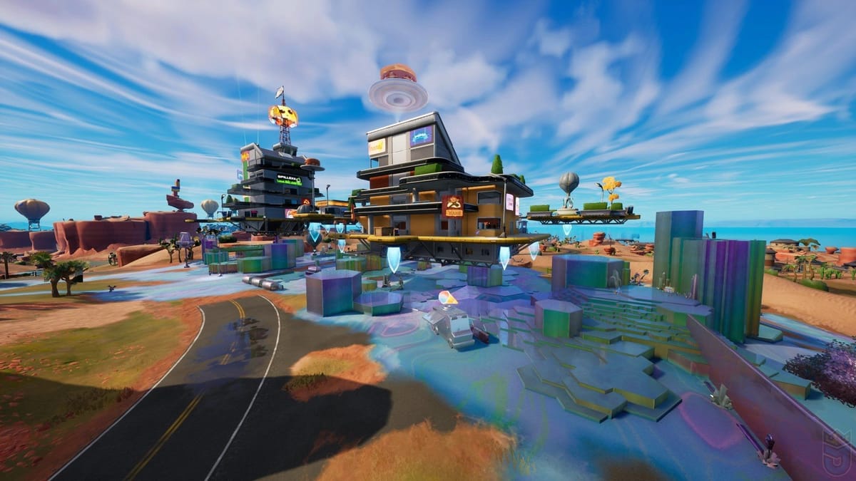 Fortnite Character 24 (Chrome Punk) location in Chapter 3 Season 4