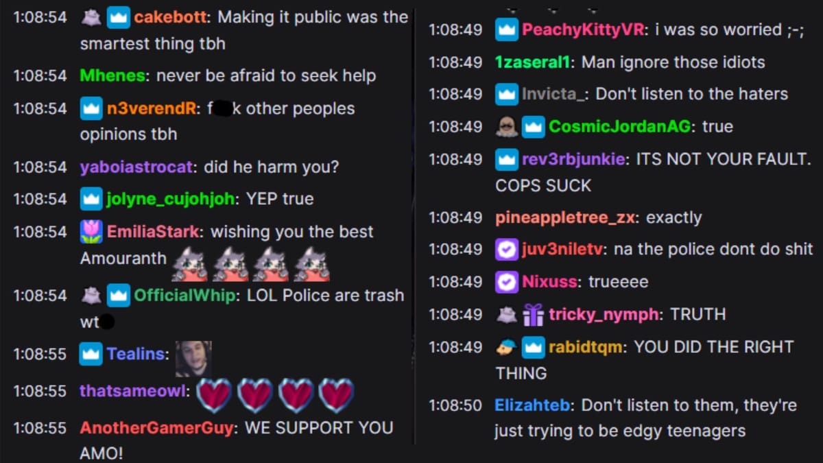 "It wasn't getting better": Amouranth explains why she had to speak out ...