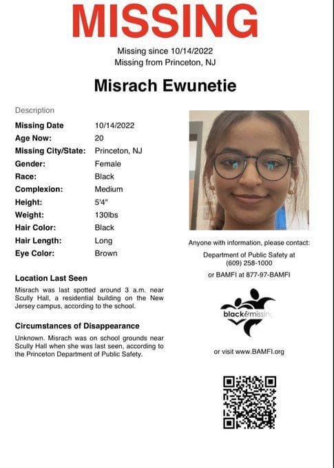 What happened to Misrach Ewunetie? Search intensifies as Princeton University student is ...